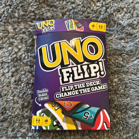 Mattel | Toys | Uno Flip Card Game Flip The Deck Change The Game | Poshmark